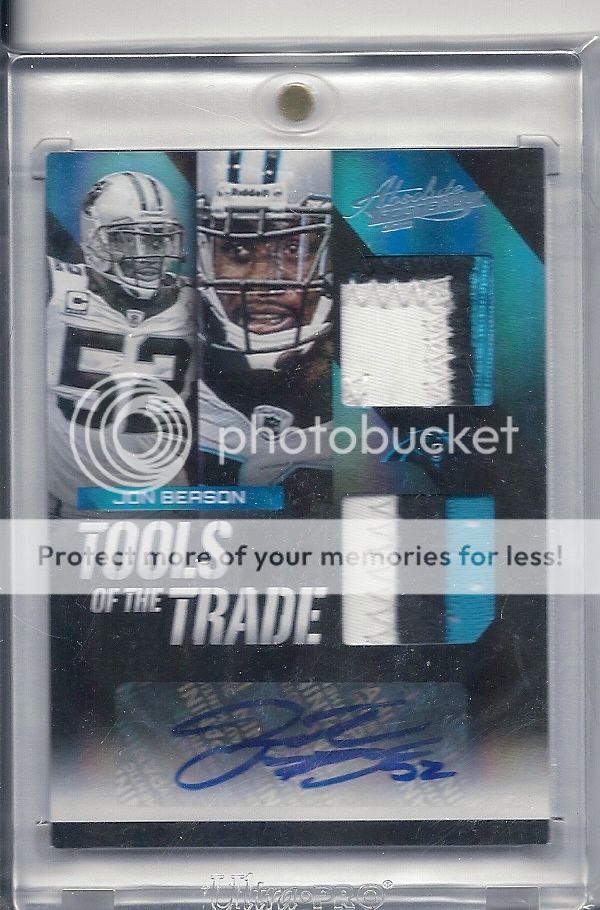 WTB: Jon Beason (Panthers LB) - Blowout Cards Forums